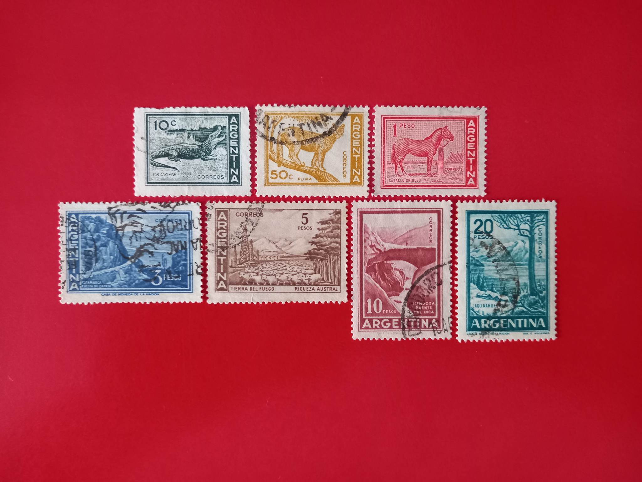 Argentina 1959 – serie completa – Timbre si Monede